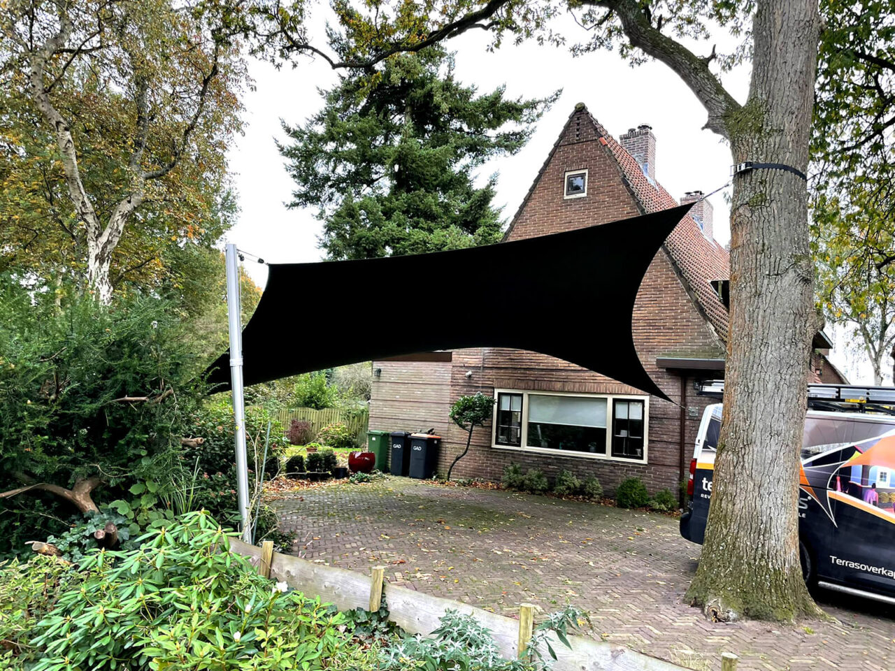 Moss Green 3D design carport overkapping Blaricum - Texstyleroofs ...